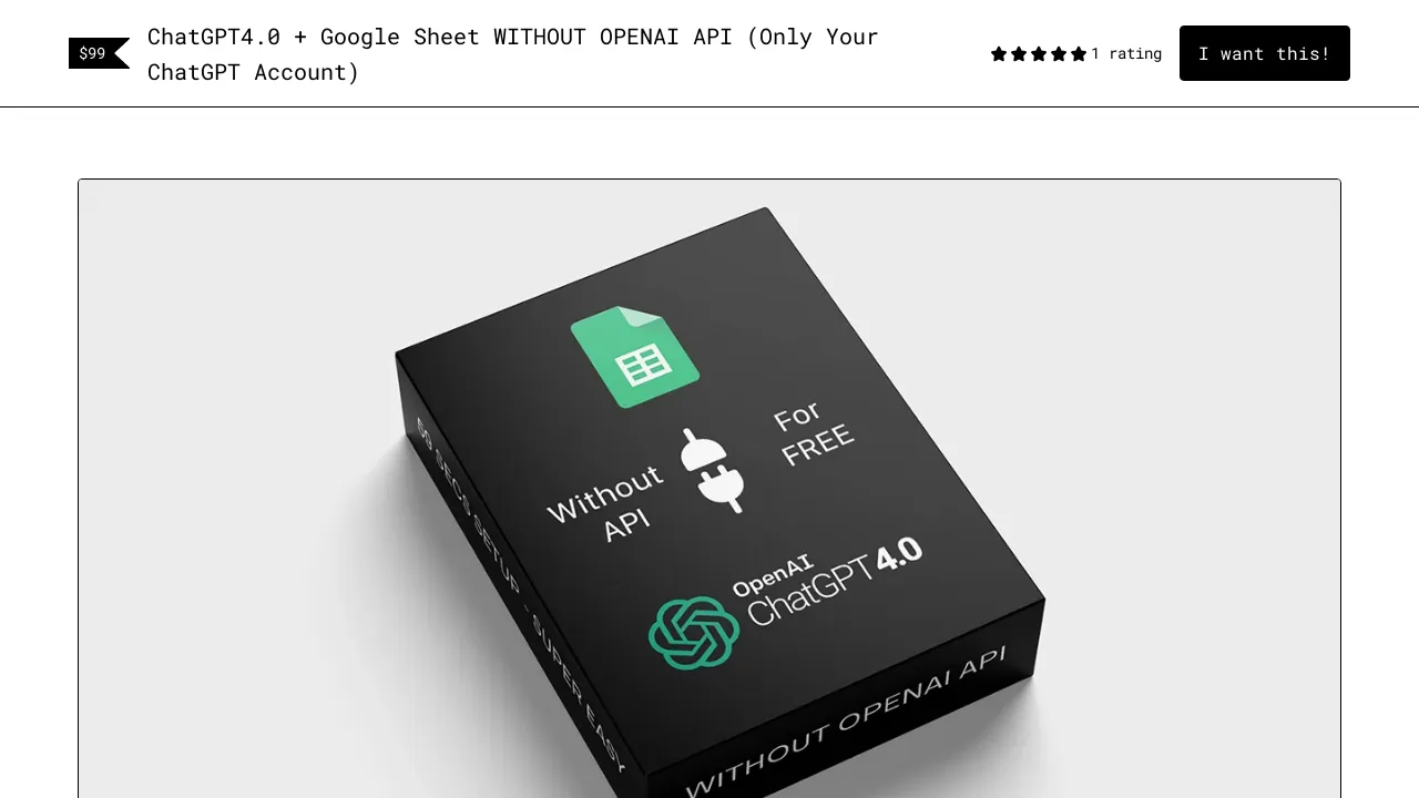 ChatGPT+ Google Sheet - BestofAI